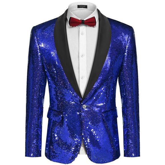 Coofandy | Suits & Blazers | Coofandy Coofandy Mens Sequin Tuxedo ...